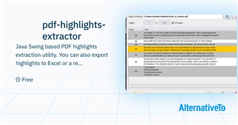 Pdf Highlights Extractor Java Swing Based Pdf Highlights Extraction