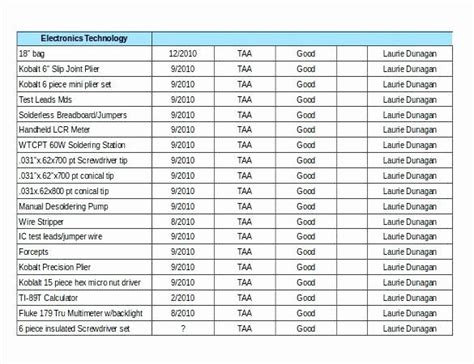 Information Technology Inventory Template Artofit