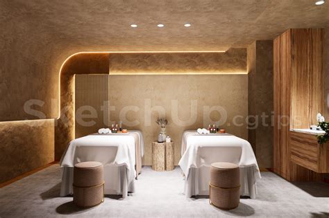 15459 Free Sketchup Spa Interior Model Download