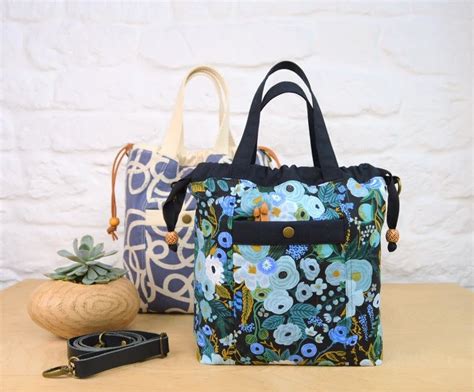 Maxine Project Tote Bag 3 Sizes Video Sew Modern Bags