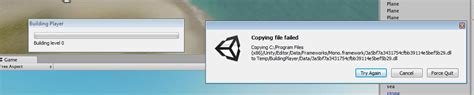 Nasty Error Preventing Me To Build Webplayer Unity Engine Unity Discussions