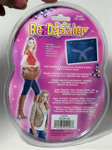 The Mini Bedazzler Add Sparkle To Pockets And Other Hard To Reach Areas Ebay