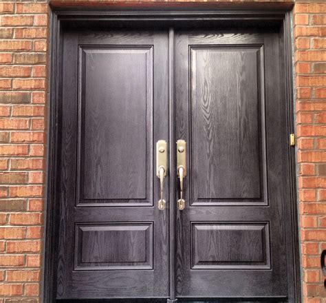 Fiberglass Double Entry Doors Without Glass Glass Designs