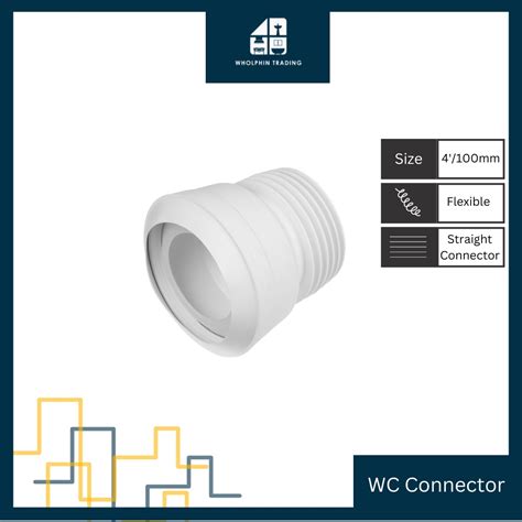 WC Flexible Straight Connector 4 100mm White Shopee Malaysia WC Flexible Straight Connector 4 100mm White Shopee Malaysia