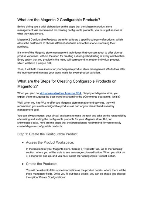 ppt step by step guide to create configurable product in magento 2 1