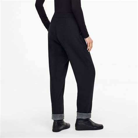 Pants Prince Of Wales Details Long Leggings Pants Cropped Style