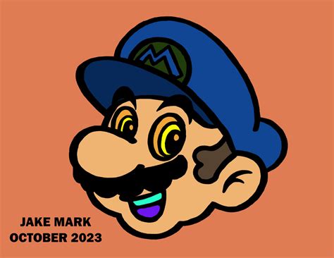 Super Mario Head By Drawingjakem On Deviantart