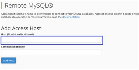 Vernalweb — How To Enable Remote Mysql Connection In Whm