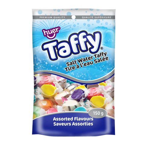Salt Water Taffy Assorted Flavours Multi Coloured 150 G Chewy Candy