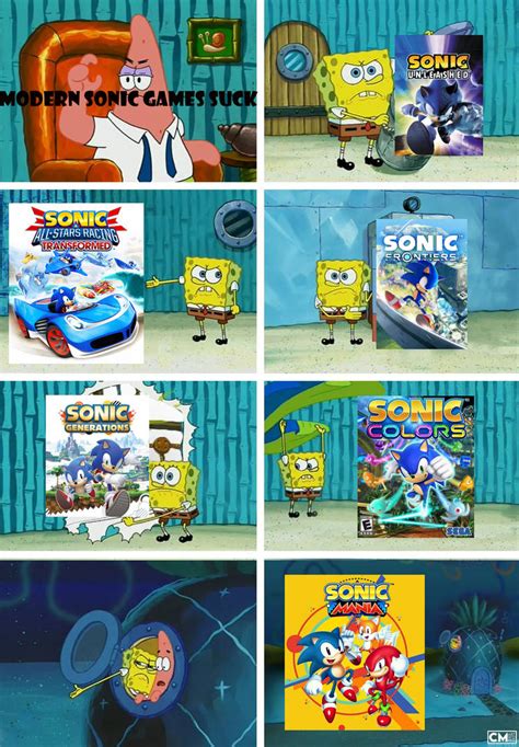Some Sonic Fans Are Picky With The Modern Games By Alexmination98 On Deviantart