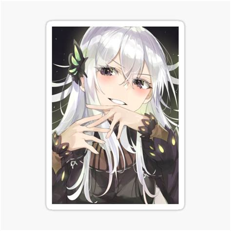 Echidna Re Zero Manga Sticker For Sale By Zskasherman Redbubble