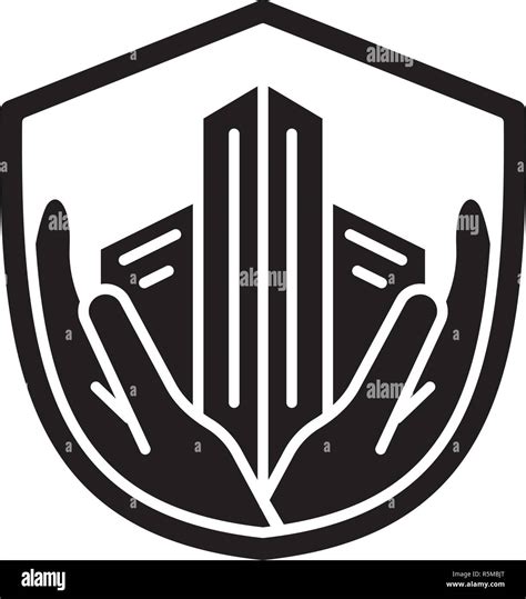 Security Black Icon Vector Sign On Isolated Background Security Concept Symbol Illustration