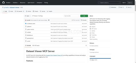 Mcp Server For Hugging Face Dataset Viewer Api ，a Powerful Server For Browsing Filtering And