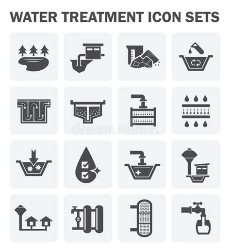 Water Treatment Icon Stock Vector Illustration Of Line 97207770