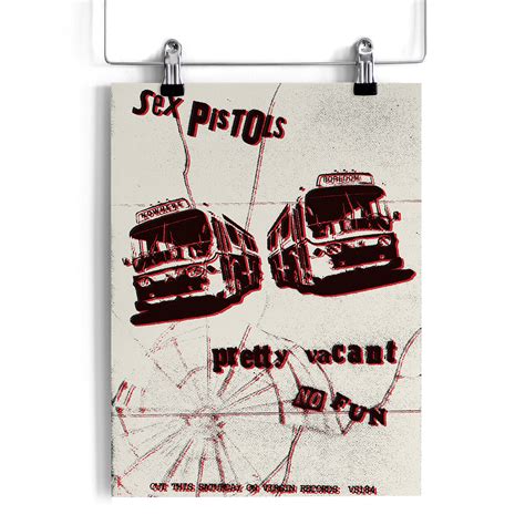 Sex Pistols Pretty Vacant Poster Udiscover