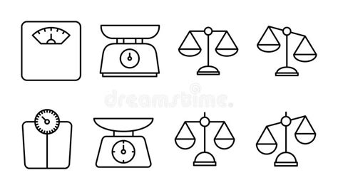 Scales Icon Law Scale Icon Scales Vector Icon Justice Stock Vector