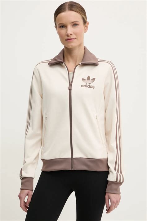 Суичър Adidas Originals Adicolor в бежово с апликация Jc5807 Answearbg
