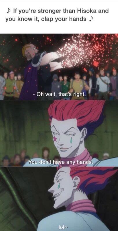 Hisoka Quotes To Gon Lets Get Right To It Gon You Are Light