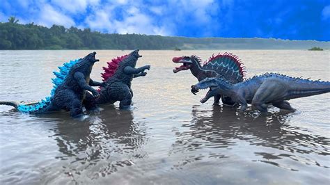 T Rex Vs Spinosaurus King Kong Godzilla Mosasaurus Vs Megalodon