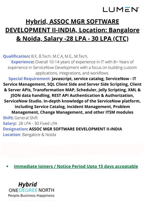 Hello Everyone We Are Hiring For Servicenow Interested Candidates