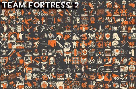 Tf2 Icons 일러스트레이션