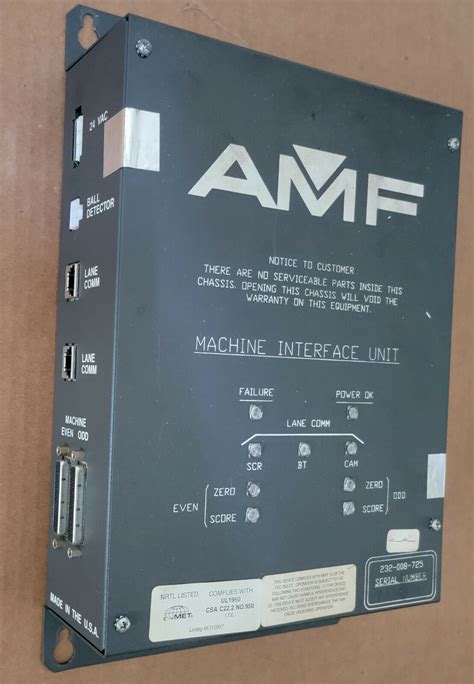 Amf Accuscore Miu Machine Interface Unit 232 008 725 One Per Offer For Sale Online Ebay