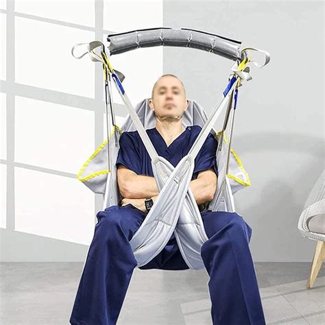 Medical Safety Mesh Sling Hoist Full Body Transfer Support For Toilet