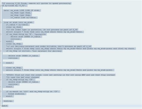 Sap Ecc Vv2 Remove Quote Lines From Executing With Abap Stewart
