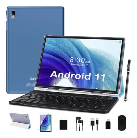 Tablet Oangcc A6 10 1 4gb Ram 64gb Teclado Mouse Azul Envío Gratis