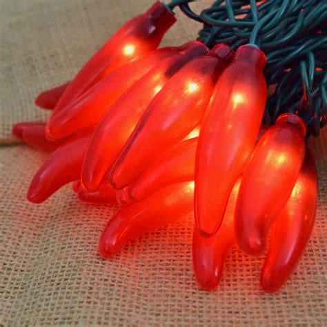 Chili Pepper String Lights Shelly Lighting