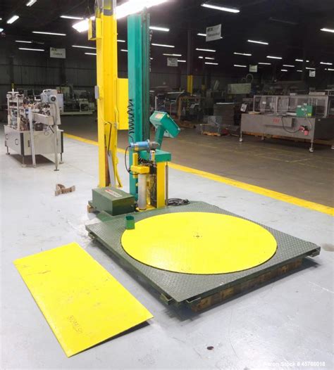 Used Mima Model Fe Lp Econo Stretch 100 Semi Automatic Stretch Wrap