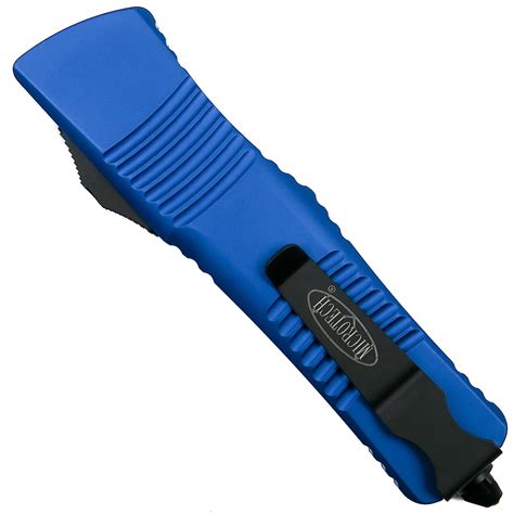Microtech Blue Combat Troodon Dagger Otf Auto Knife Black Blade