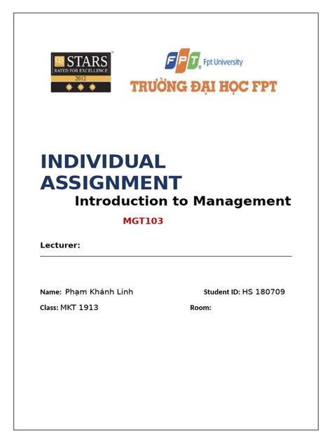 Mgt Individual Assignment Pdf