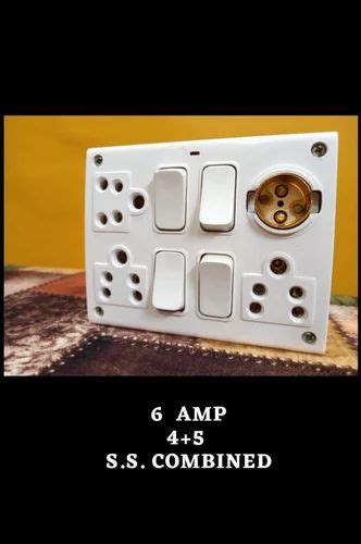 6a Modular Electrical Switch And Socket Combination Latest Price