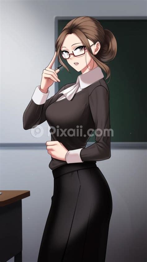 High School Anime Cute Women Teacher 1174 Wallpaper Images And Photos