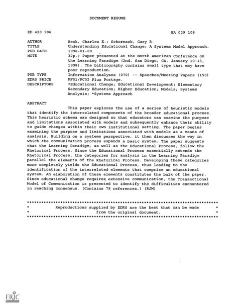 A System Model Approach