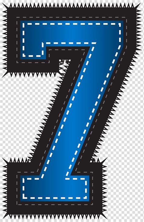 Blue Number 7
