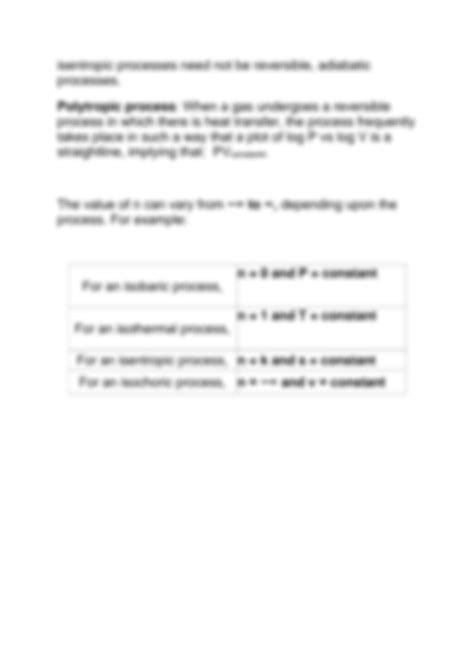 Solution Differences Between Adiabatic Process And Polytropic Process
