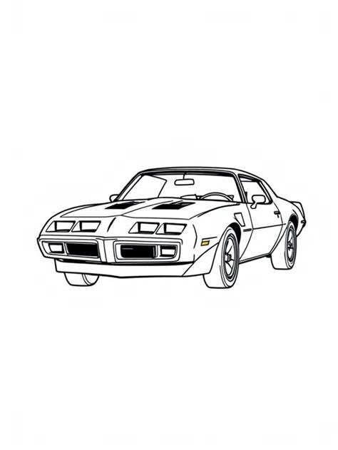 12 Free Printable Pontiac Firebird Coloring Pages To Enjoy