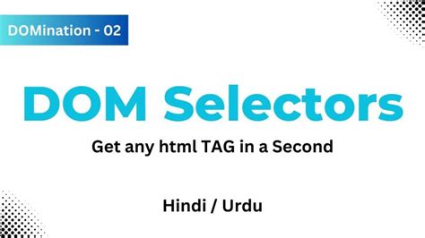 amad ali on linkedin all dom selectors master domination