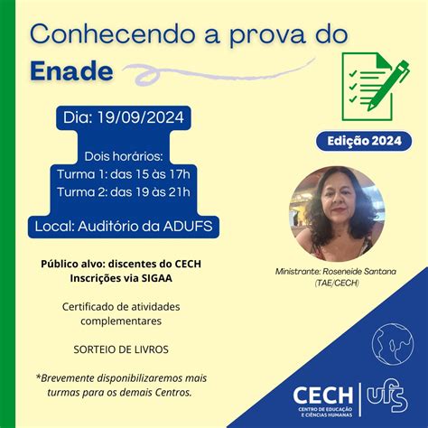 Portal Ufs Conhecendo A Prova Do Enade