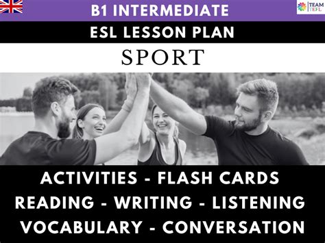 Sport Esl Lesson Plan Worksheet B1 Teaching Resources