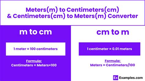 Meters M To Centimeters Cm Centimeters Cm To Meters M Converter Calculator