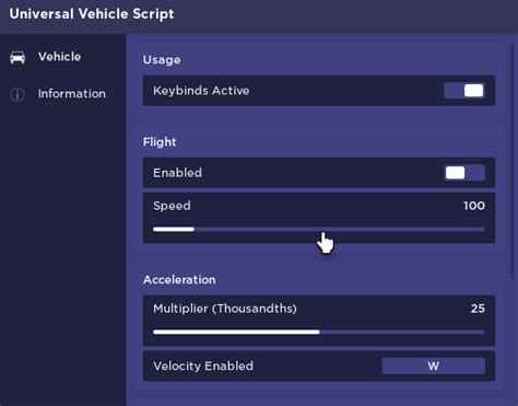 Github Documantation12universal Vehicle Script Universal Vehicle Script