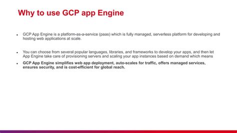 Gcp App Engine With Spring Boot Deploymentpptx