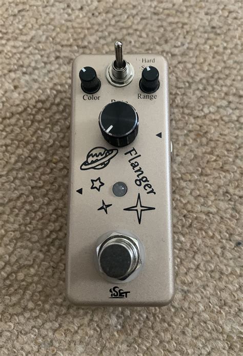 Iset Analog Flanger Pedal For Electric Guitar And Bass True Bypass Rock Stock Stores