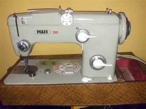 Pfaff model 260 reviews - YouTube | Pfaff sewing machine, Pfaff, Old ...
