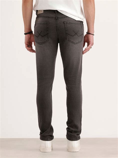 Slim Fit Denim Jeans Dark Grey Wrogn