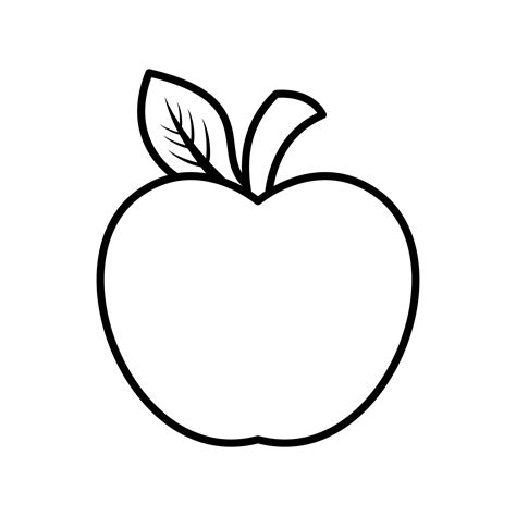 How To Draw An Apple Step By Step Printable In The Playroom
