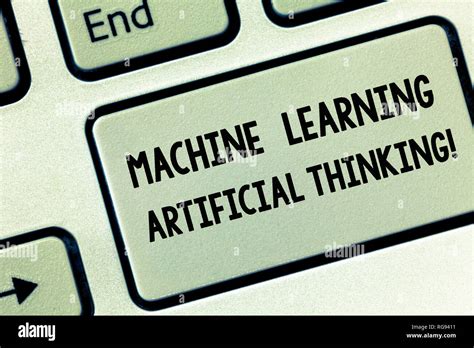 Conceptual Hand Writing Showing Machine Learning Artificial Thinking Business Photo Showcasing